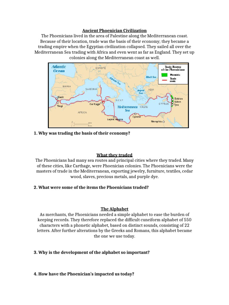 Intro+to+the+Phoenicians | PDF