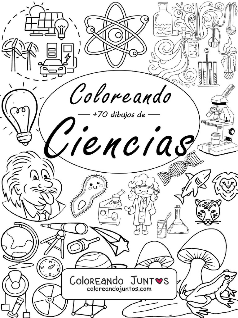 12 Libro para Colorear de Ciencias | PDF