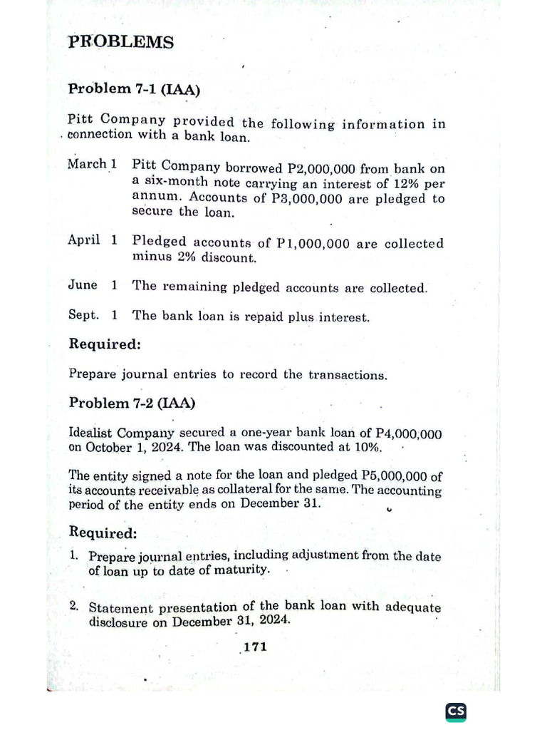 Chapter 7 INTERMIDIATE ACCOUNTING 1 | PDF