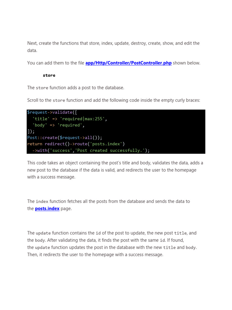 HD CRUD Ví D Post | PDF | Computer File | Databases