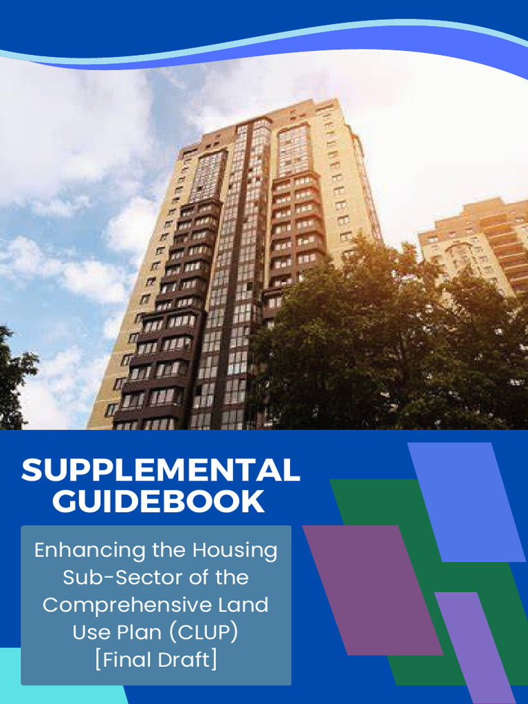 Supplemental Guidebook On Enhancing The CLUP Housing Sub-Sector (Final ...