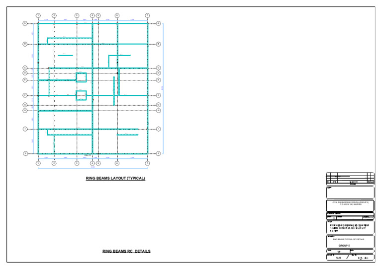 Ring Beams Layout | PDF
