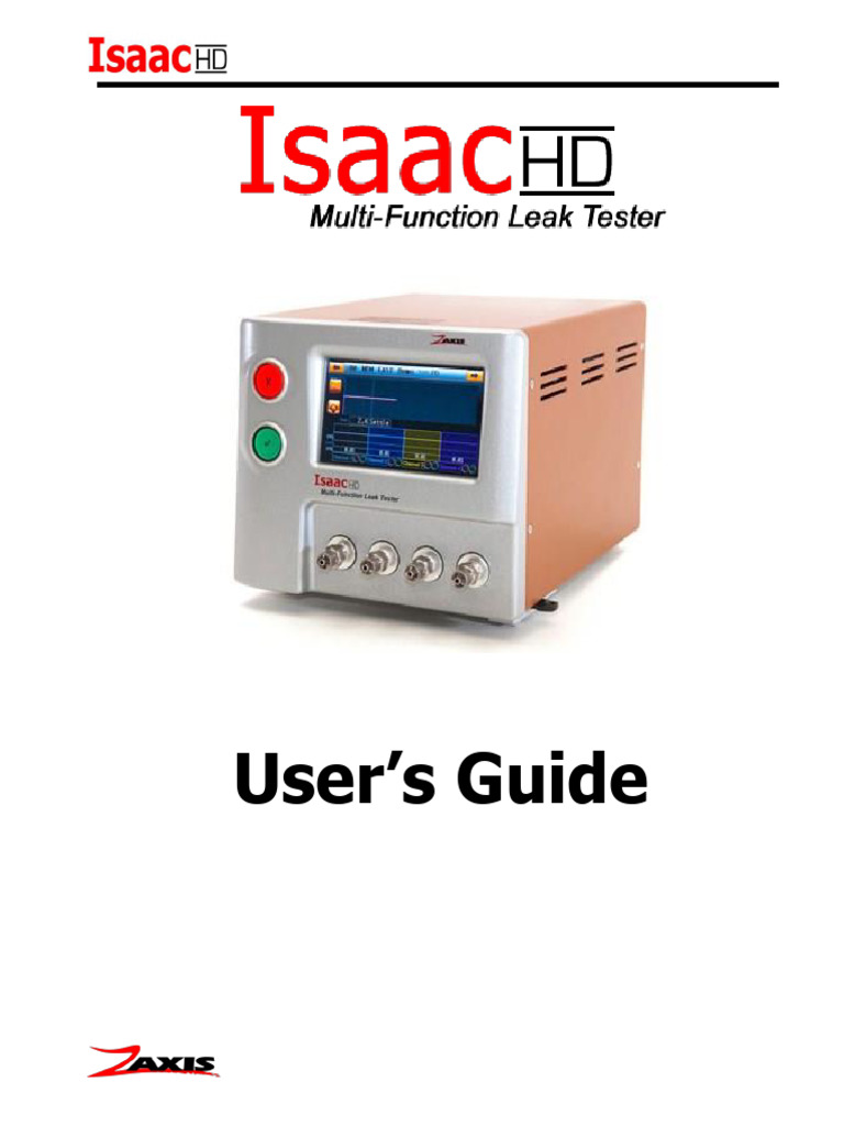 Isaac HD 2.01 | PDF | Calibration | Electrical Connector