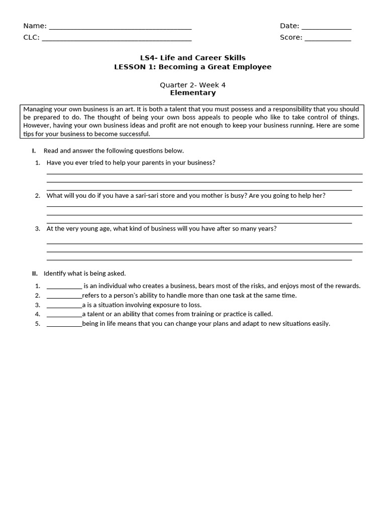 LS4 - Q2-Week 4-Elem | PDF