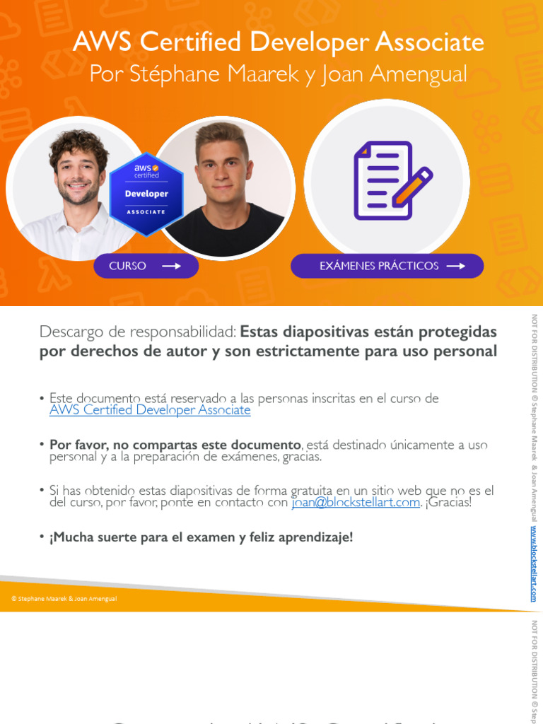 AWS Certified Developer v1 | PDF | Servicios web de Amazon | Contraseña