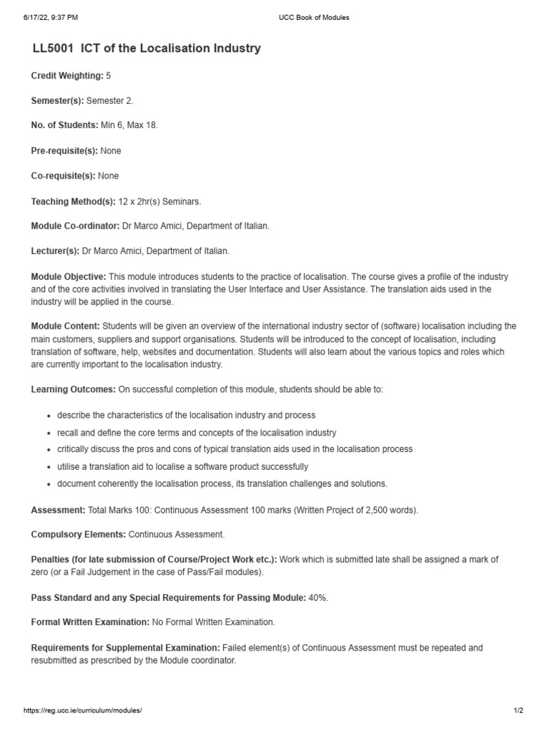 ICT of The Localization Industry | PDF | Computing