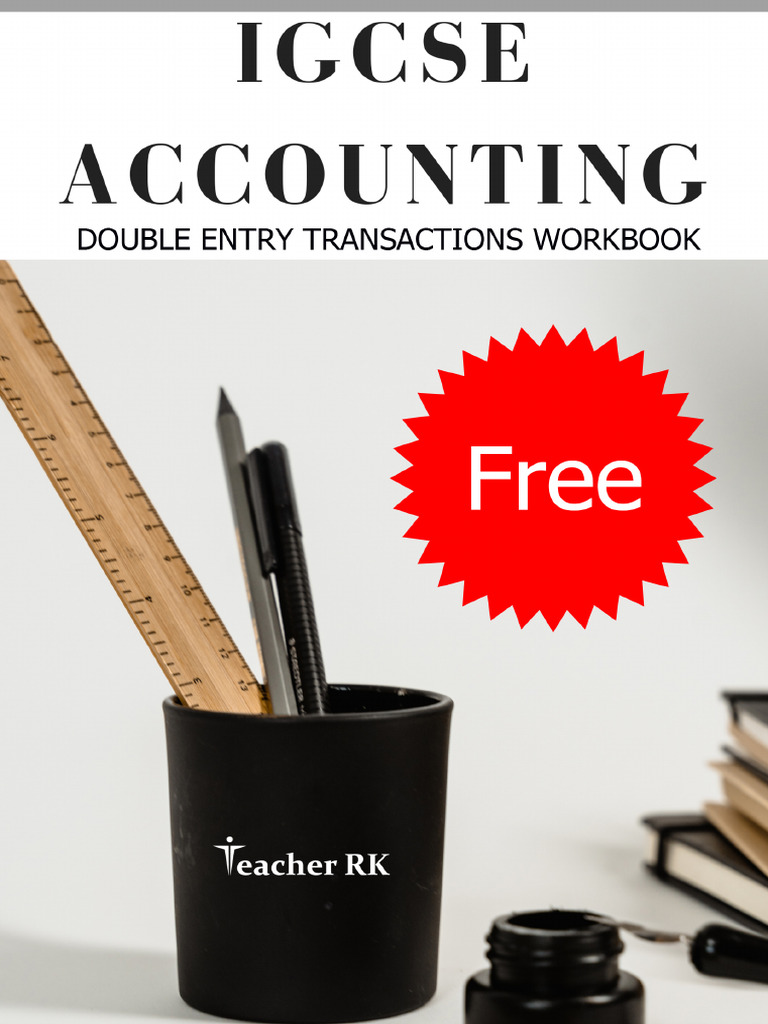 IGCSE Accounting Transaction Worksheet | PDF | Debits And Credits | Banks