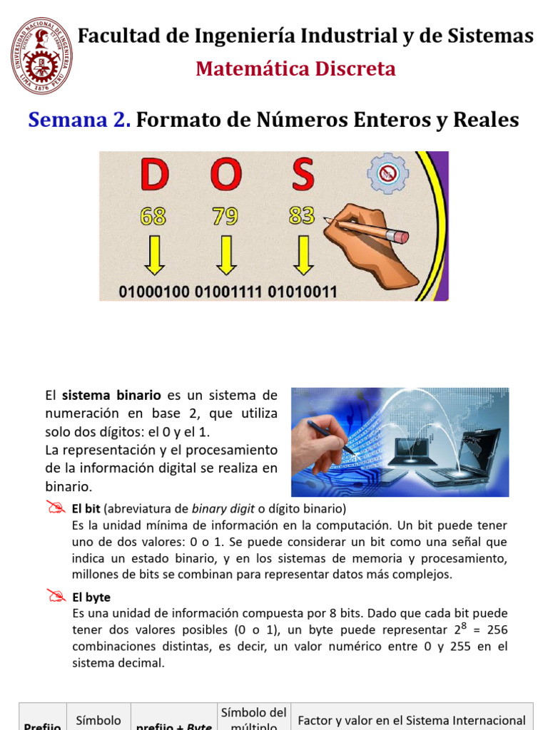 Formatos de Números en Binario y BCD | PDF | Decimal codificado en ...