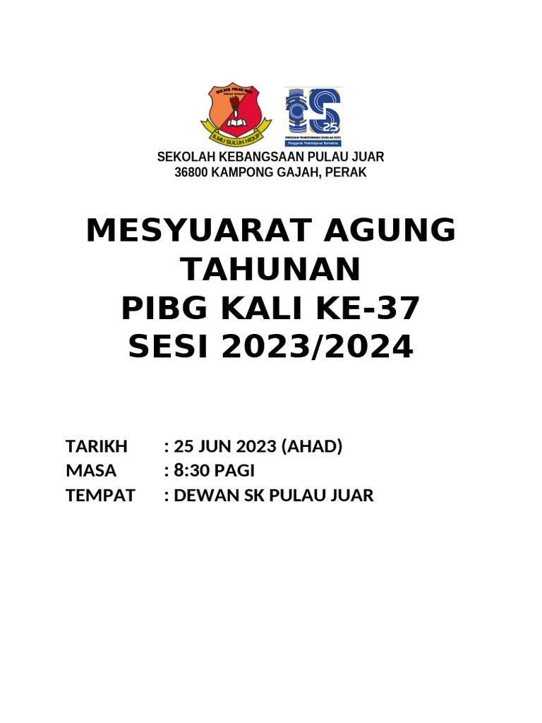 Buku MAT PIBG KE 37 | PDF