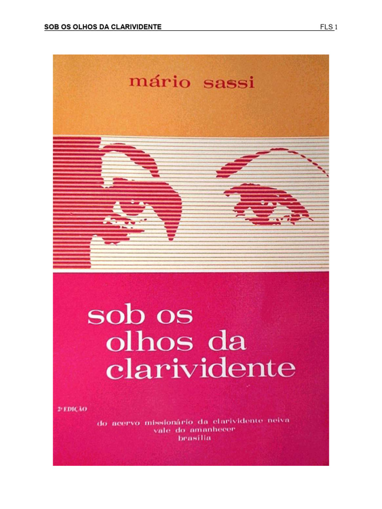 Mário Sassi - Sob Os Olhos Da Clarividente | PDF | Amor | Jesus