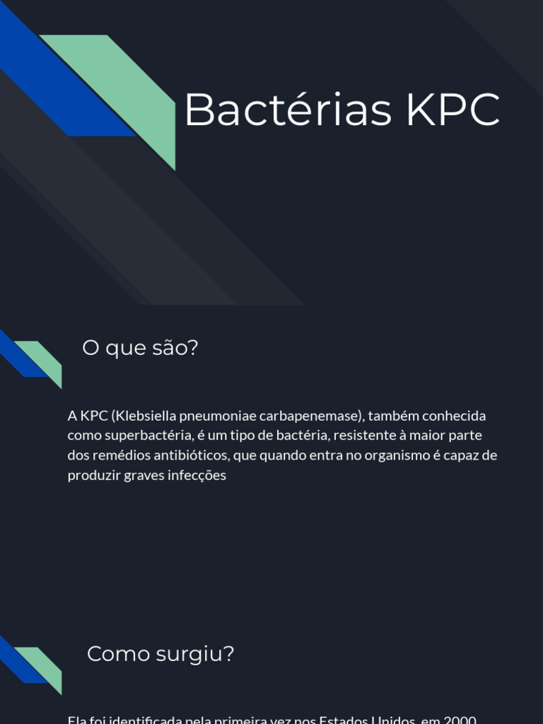 Bacterias KPC | PDF