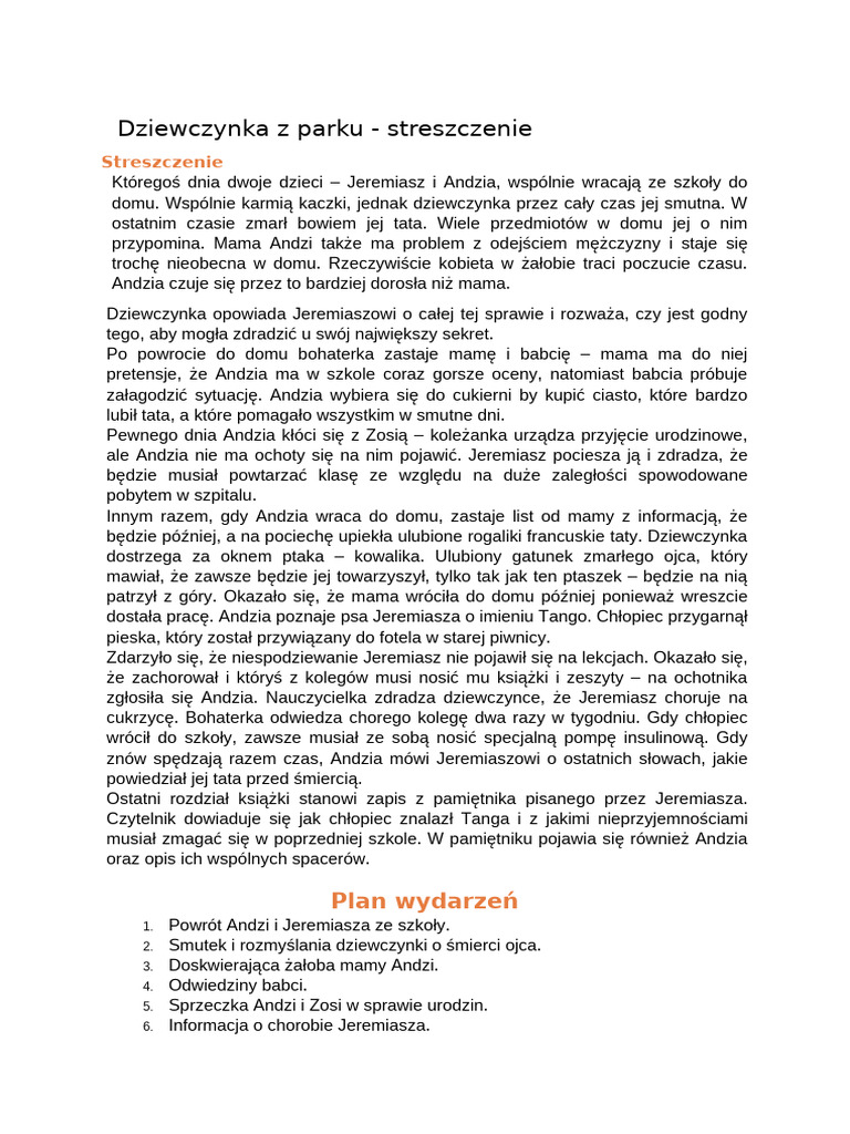 Dziewczynka Z Park1 | PDF