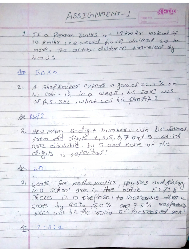 Assignment 1 (QR) | PDF