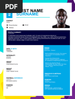 Football CV Template for Players | PDF