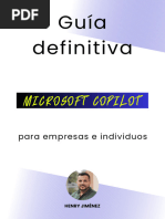 Manual de uso de Copilot PDF | PDF | Microsoft | Enseñando