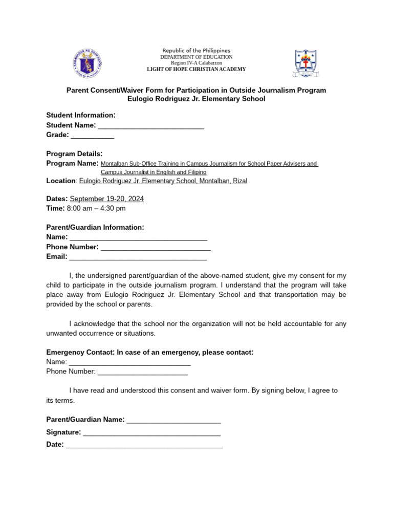 Waiver | PDF | Social Science | Wellness