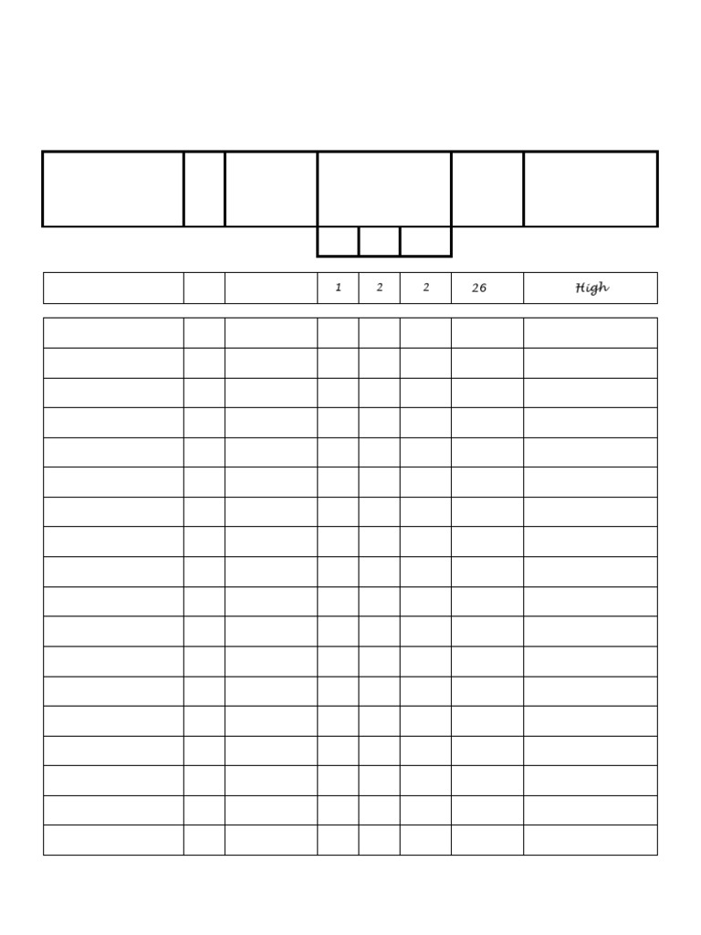 Scoring Sheet YSQ-L3 | PDF