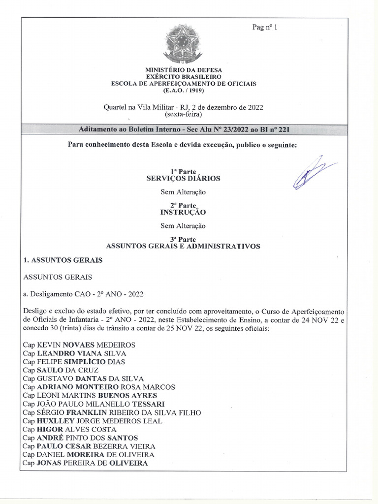 Adt 23 DESLIGAMENTO | PDF