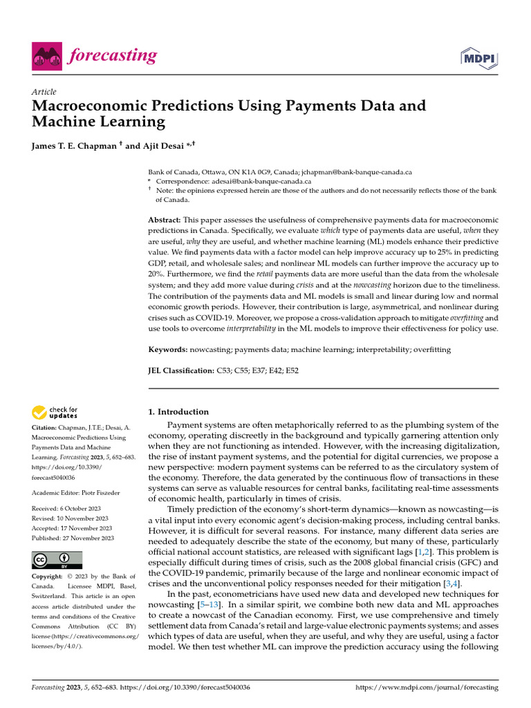 Forecasting 05 00036 Pdf Artificial Neural Network Cross
