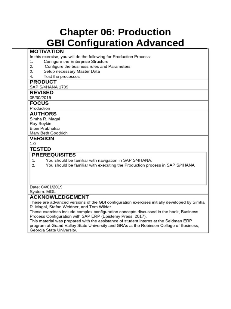 Chapter 06_PP_Configuration | PDF | Parameter (Computer Programming) | Inventory