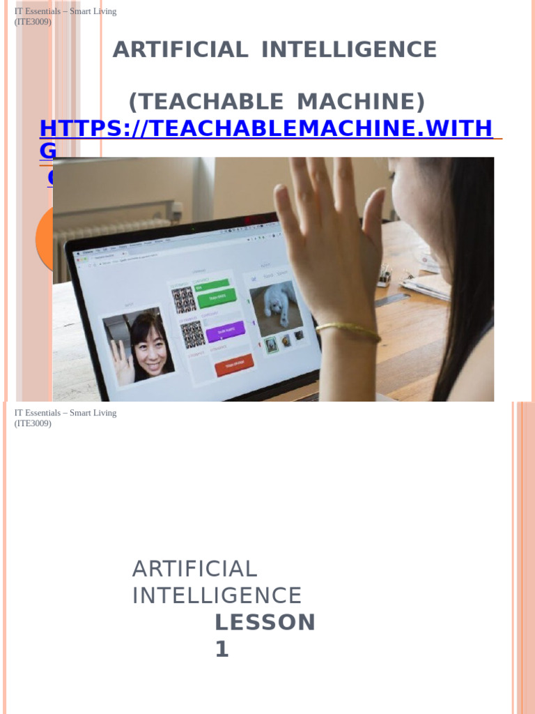 Teachable Machine Overview and Guide | PDF | Cognitive Science ...