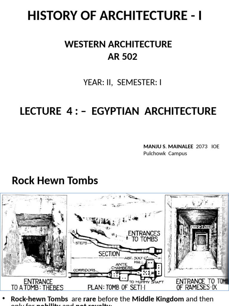 Egyptian Architecture: Tombs and Temples | PDF | Thebes | Ancient Egypt