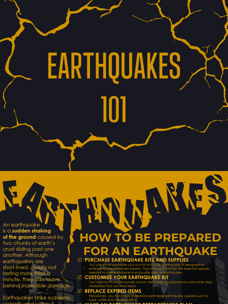 Ges - Midterm Project - Project Engineer | PDF | First Aid | Earthquakes