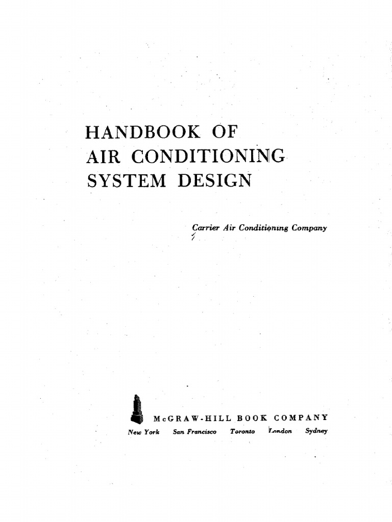 Carrier Hvac Handbook | PDF