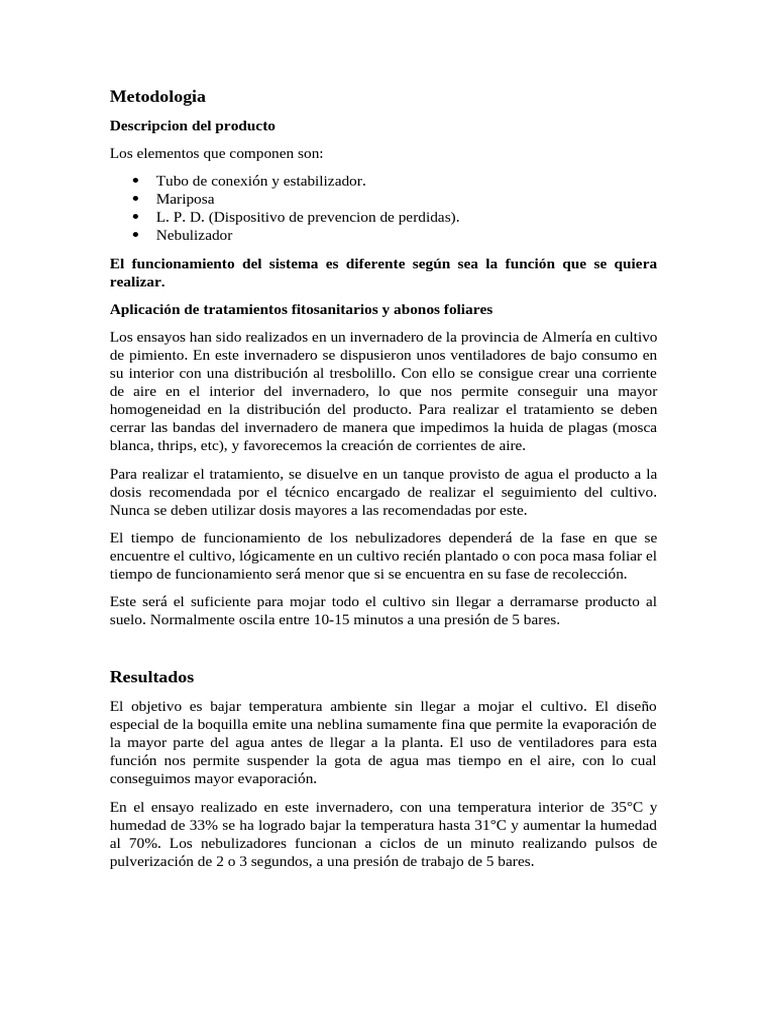 Metodologia resultados | PDF