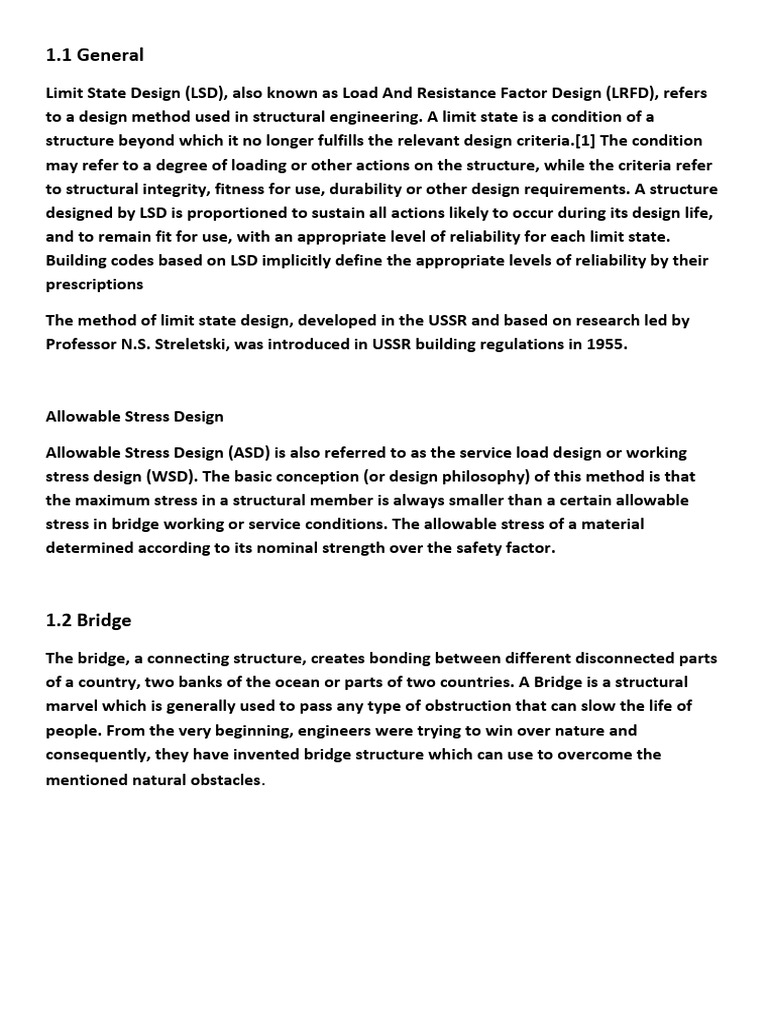 Chapter 1 | PDF | Bridge | Civil Engineering