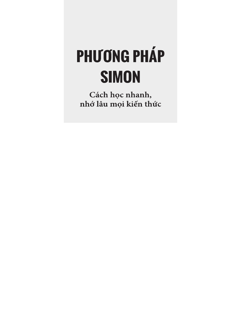 Phuong Phap Simon | PDF