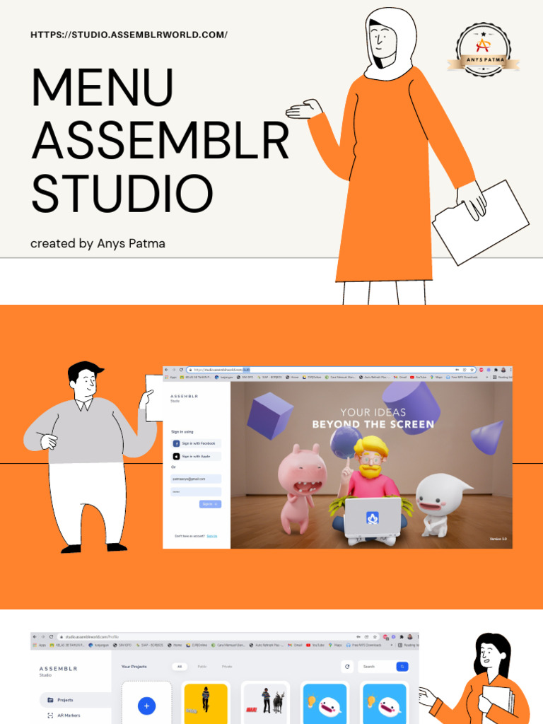 Slide - Menu Assemblr Studio | PDF
