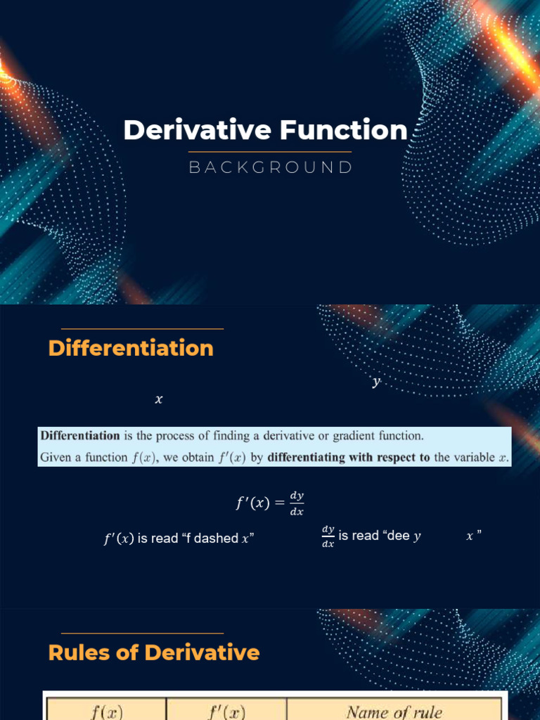 CH 12 Rules of Differentiation | PDF