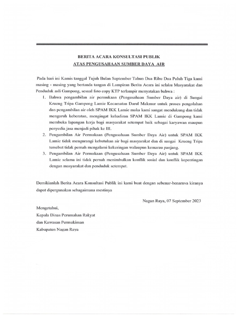 Contoh Format BA | PDF | Politik