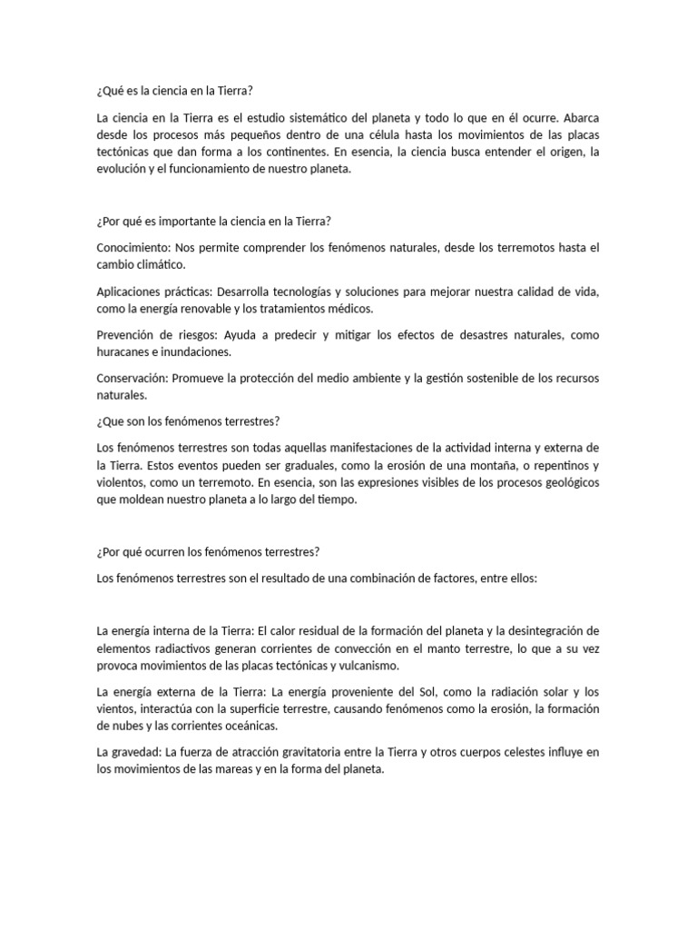 ciencias de la tierra (1) | PDF | Tierra | Atmósfera