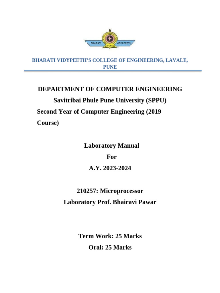 MPL Lab Manual | PDF | Integer (Computer Science) | Assembly Language