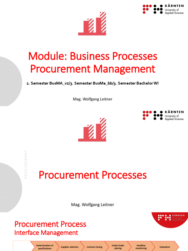 Procurement Process | PDF | Procurement | Logistics