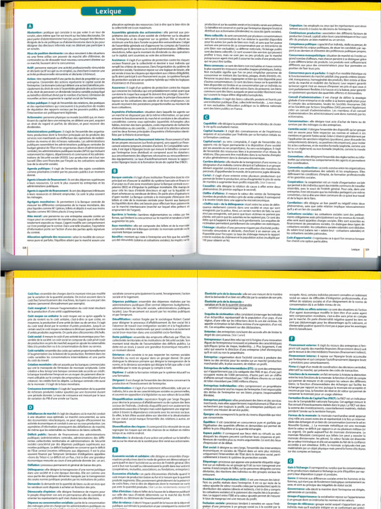 Dico Ses 1ere Belin | PDF