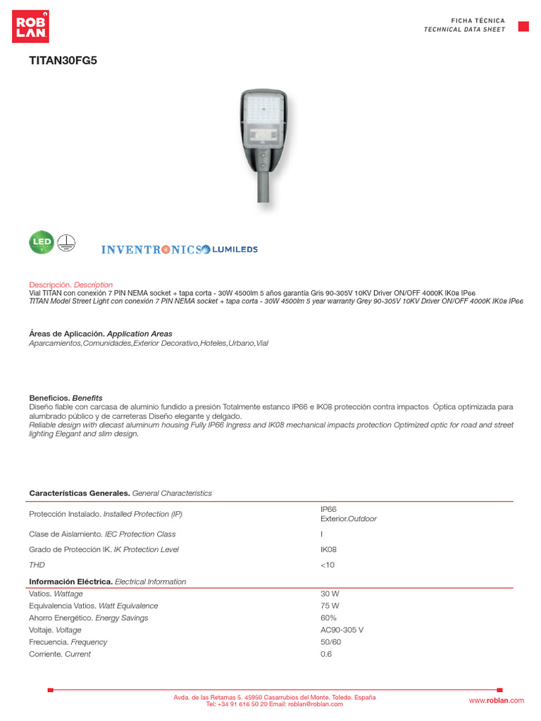 Titan30fg5 Nema7 | PDF