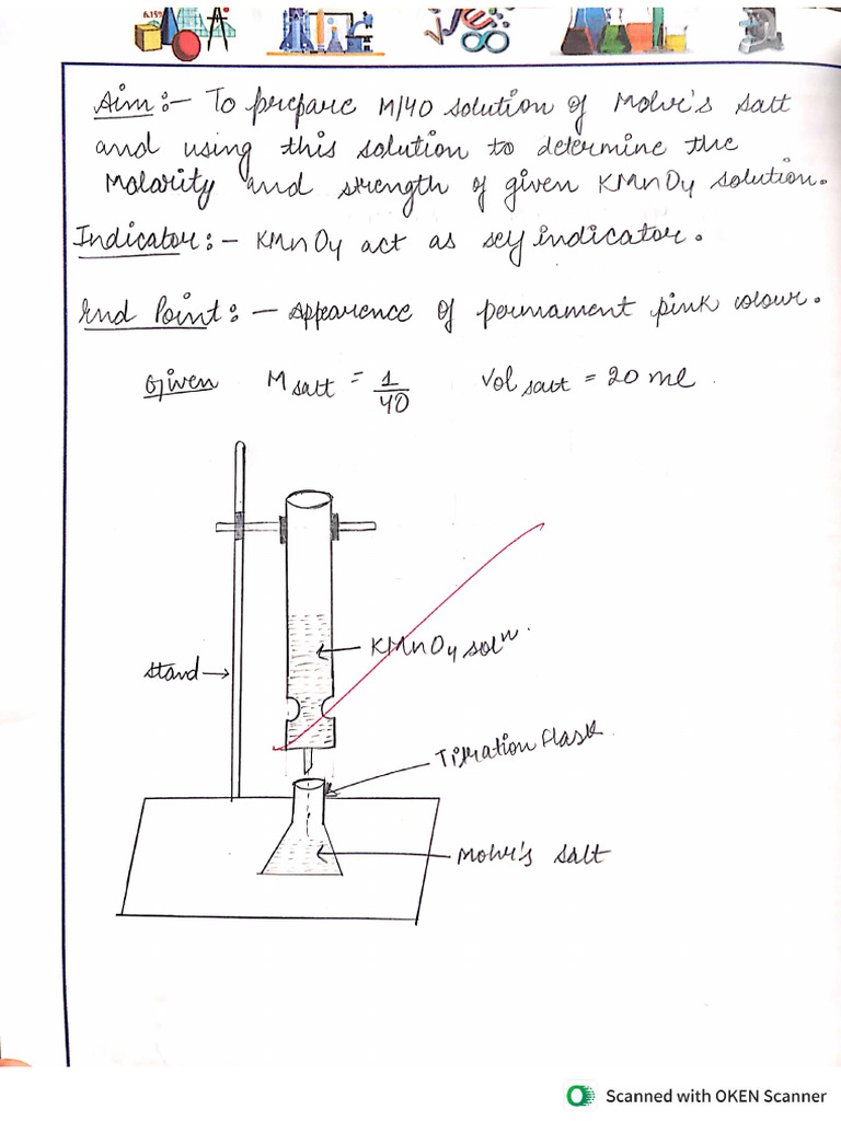 Chemistry File 12th | PDF