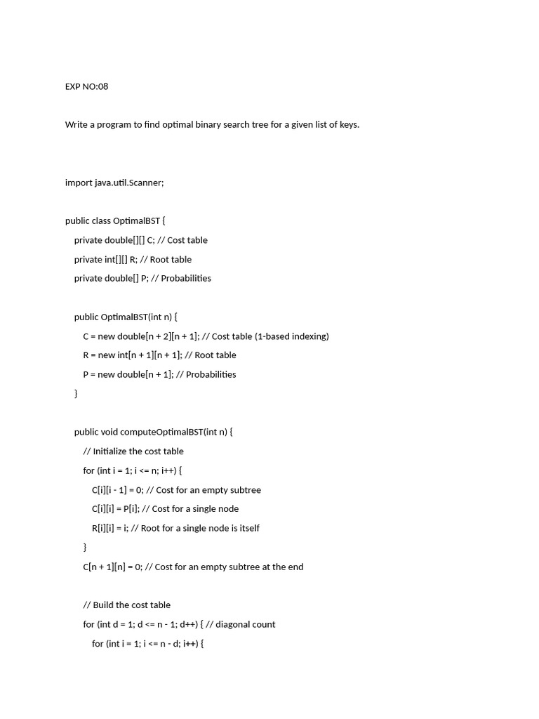 111523102208 OBST | PDF | Algorithms | Algorithms And Data Structures