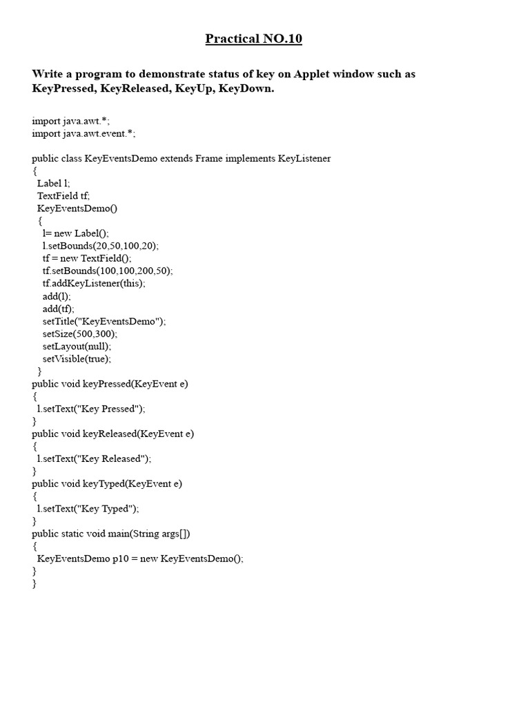 Practical 10 | PDF | Teaching Methods & Materials