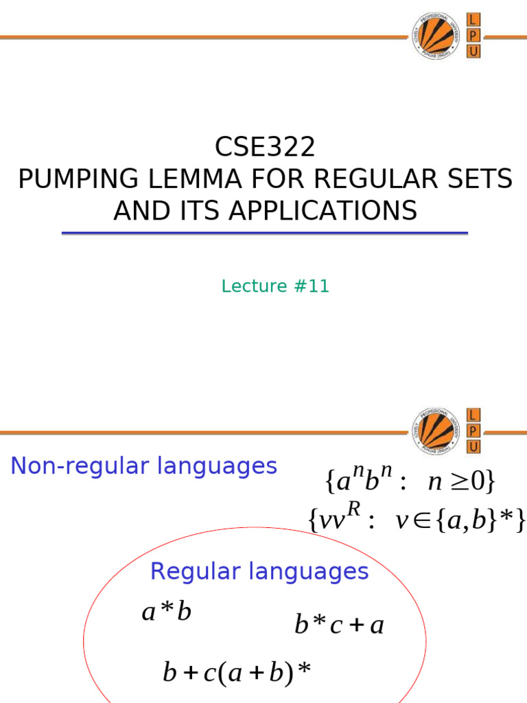 lecture 10 | PDF | Linguistics | Discrete Mathematics