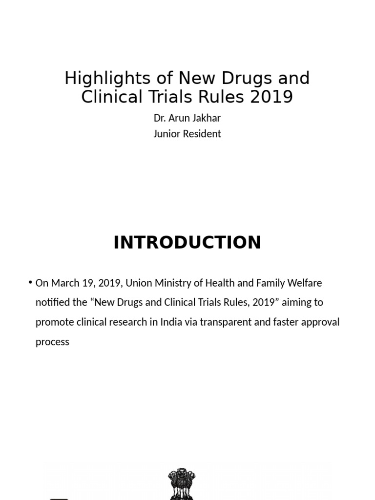 NDCT 2019 | PDF | Clinical Trial | Medicine