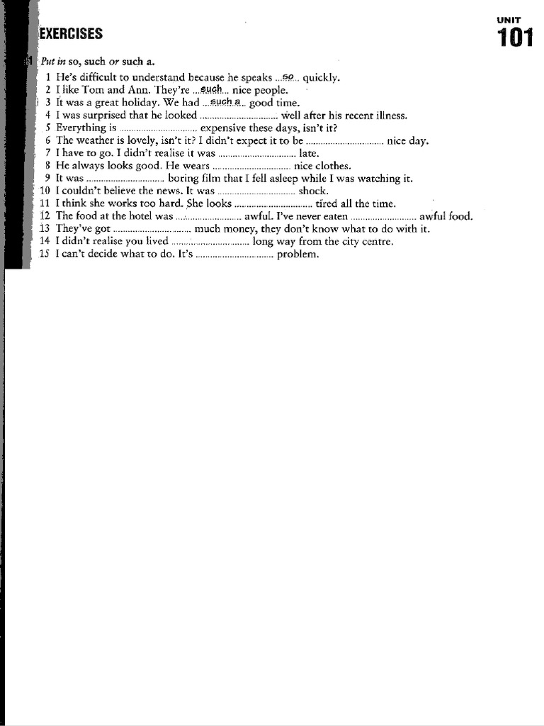 So Such Such A | PDF