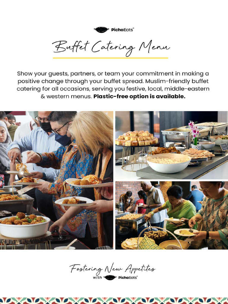 Buffet Catering Menu 2024 | PDF