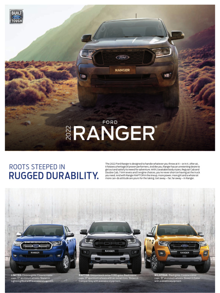 2022-Ford-Ranger-e-Brochure_2 | PDF | Manual Transmission | Truck