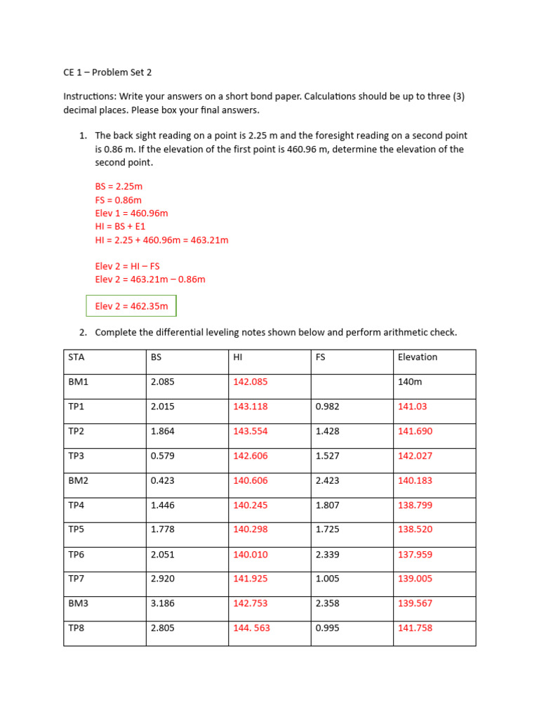 Prob Set 2 Answer Key | PDF
