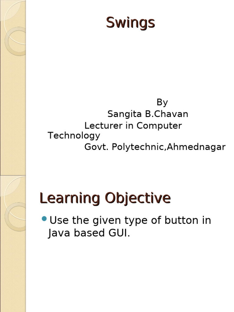 unit02_2.3Buttons | PDF | Class (Computer Programming) | Computer Programming