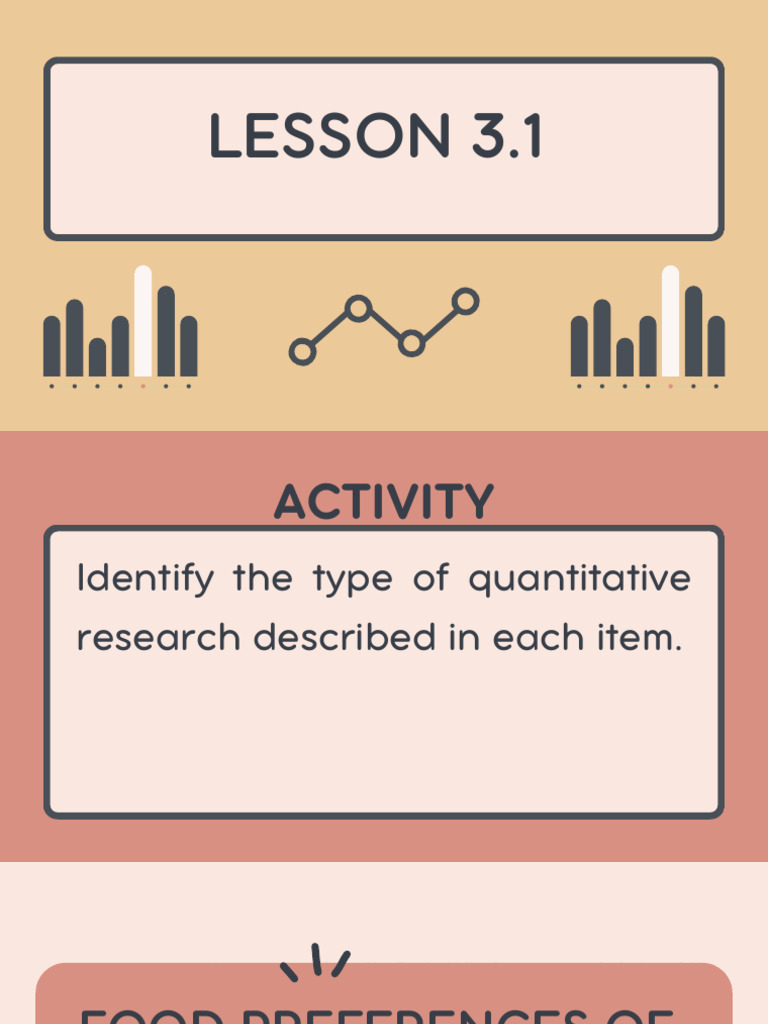 Unit 1 Lesson 3.1 Kinds of Variables and Their Uses Levels of ...